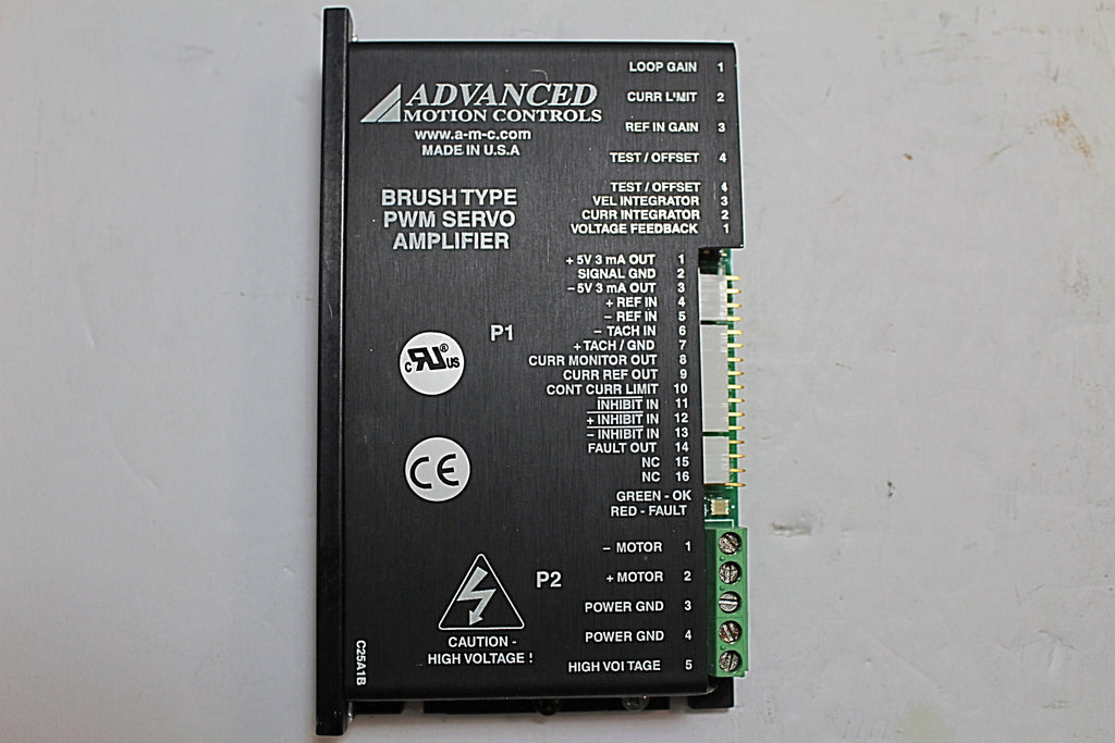 AMC 12A8M Brush Type PWM Servo Amplifier (C25A1B) – PFIParts