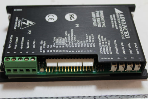AMC 12A8M Brush Type PWM Servo Amplifier (C25A1B) – PFIParts