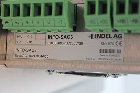 Indel AG INFO-SAC3 Servo Drive – PFIParts
