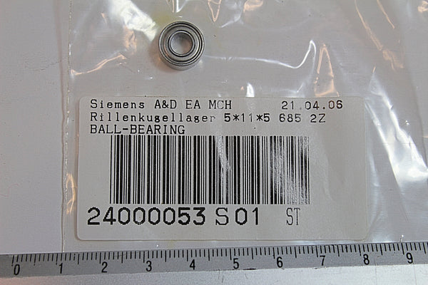 Siemens 24000053-01 Ball Bearing 5x11x5 685 2Z – PFIParts