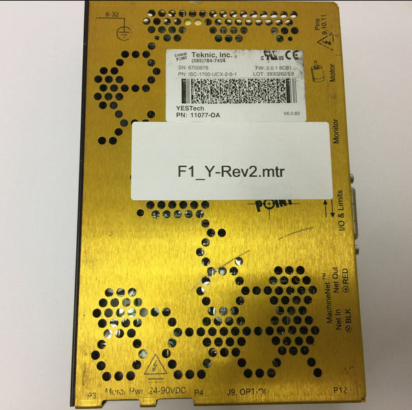 PFIParts - YesTech 11077 Driver ISC-1700-UCX-2-0-1 (Used) - www ...