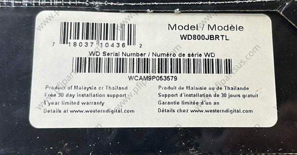 PFIParts - Mydata - WD Caviar WD800 - 80GB - www.pfipartsus.com